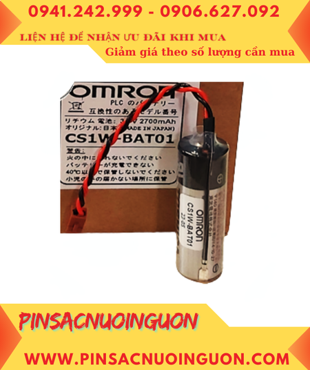 Omron CS1W-BAT01; Pin nuôi nguồn Omron CS1W-BAT01 lithium 3.6v A ...